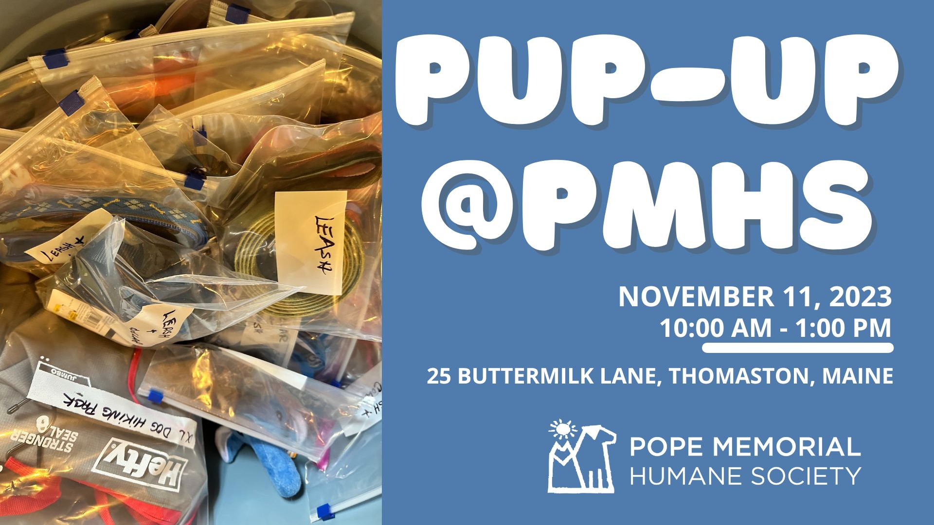 Pup-Up @PMHS | Pope Memorial Humane Society